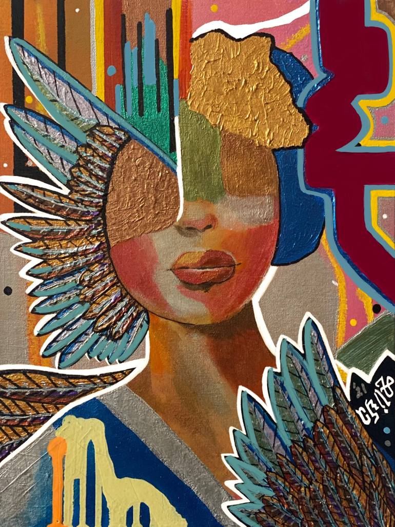 Perseverance Painting by Alisa Centehua Cruz | Saatchi Art