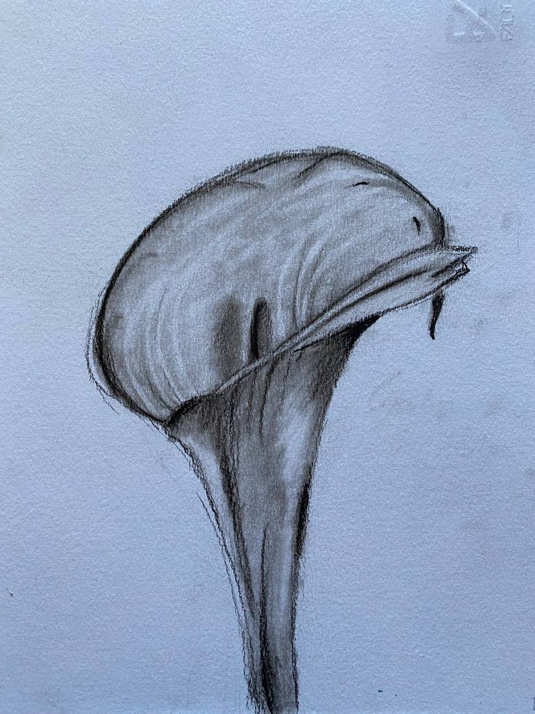 Malinconia in fiore Drawing by Giulia Ibba | Saatchi Art