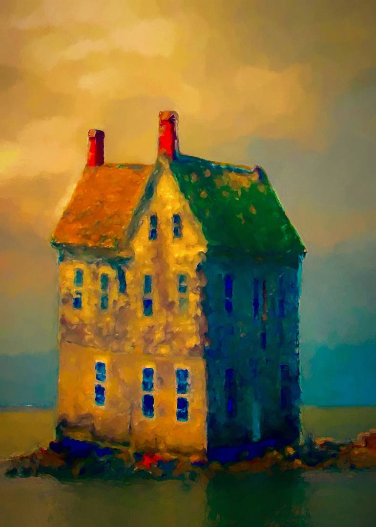 The House-1 Painting by Jordi Feliu | Saatchi Art