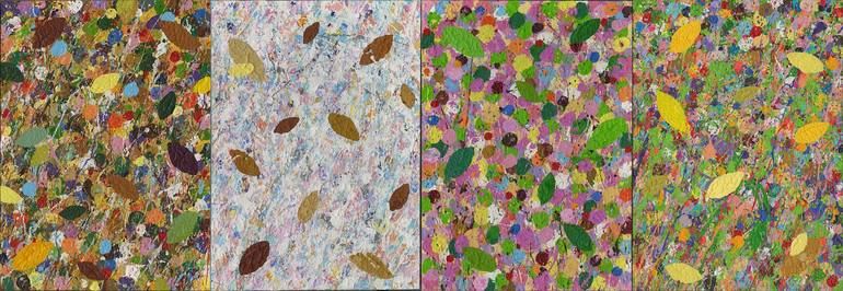 Four Seasons ( quadriptych ) Painting by artkmst artkmst | Saatchi Art