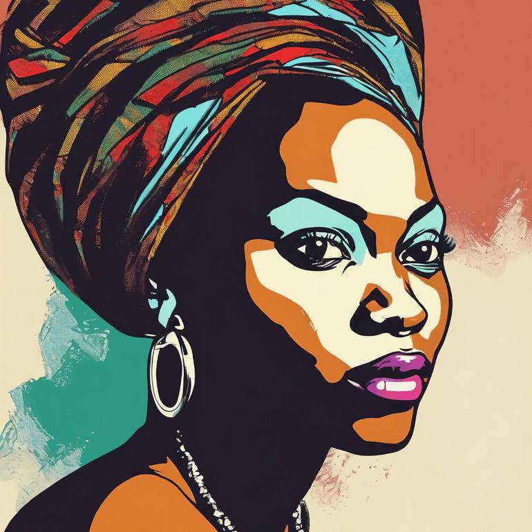 Tchotcho Pop Art Portrait Painting by Ashitey Zigah | Saatchi Art