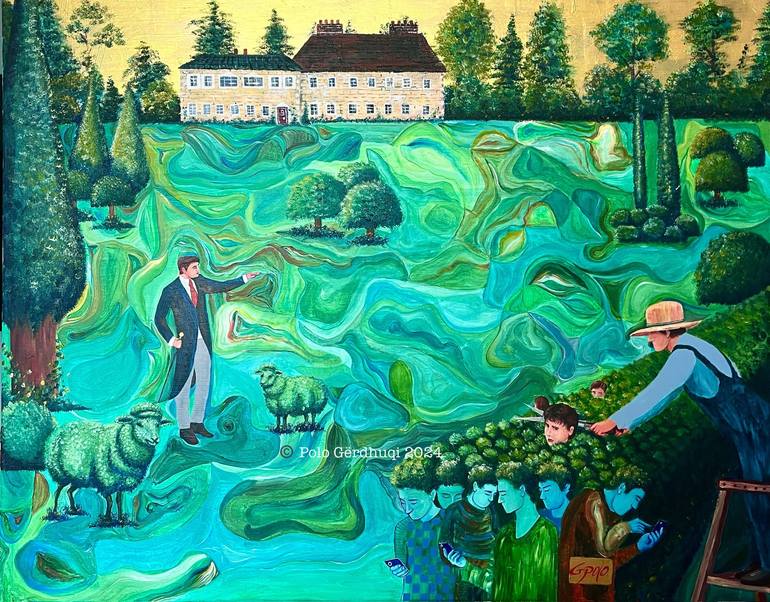 Oppression Painting by Polo Gerdhuqi | Saatchi Art