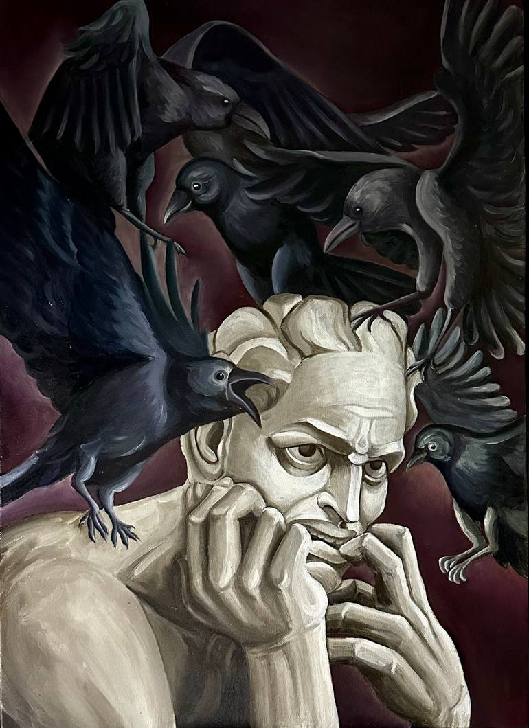 Fear Painting by Neonila Korotash | Saatchi Art