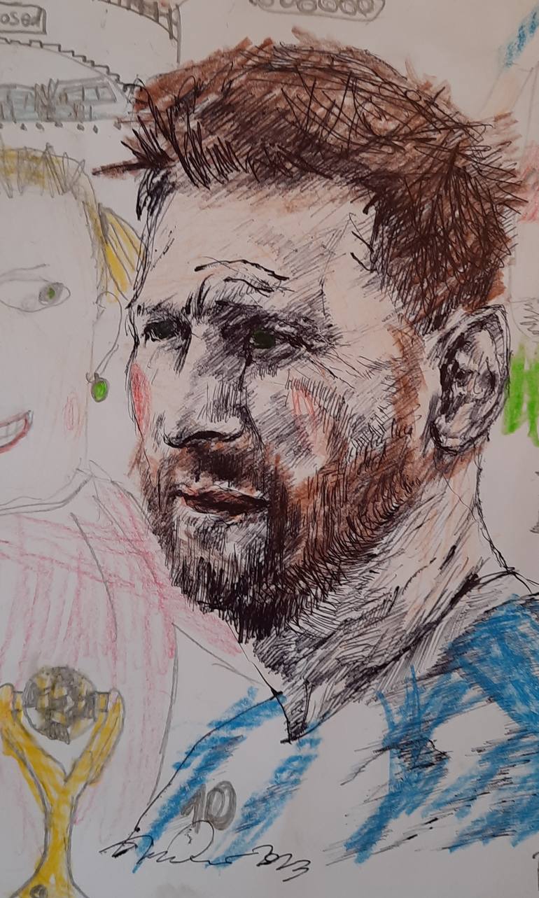 Lio Drawing by Jenő Dienes | Saatchi Art