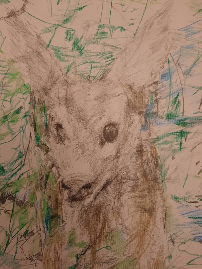 Rogen Drawing by Jenő Dienes | Saatchi Art