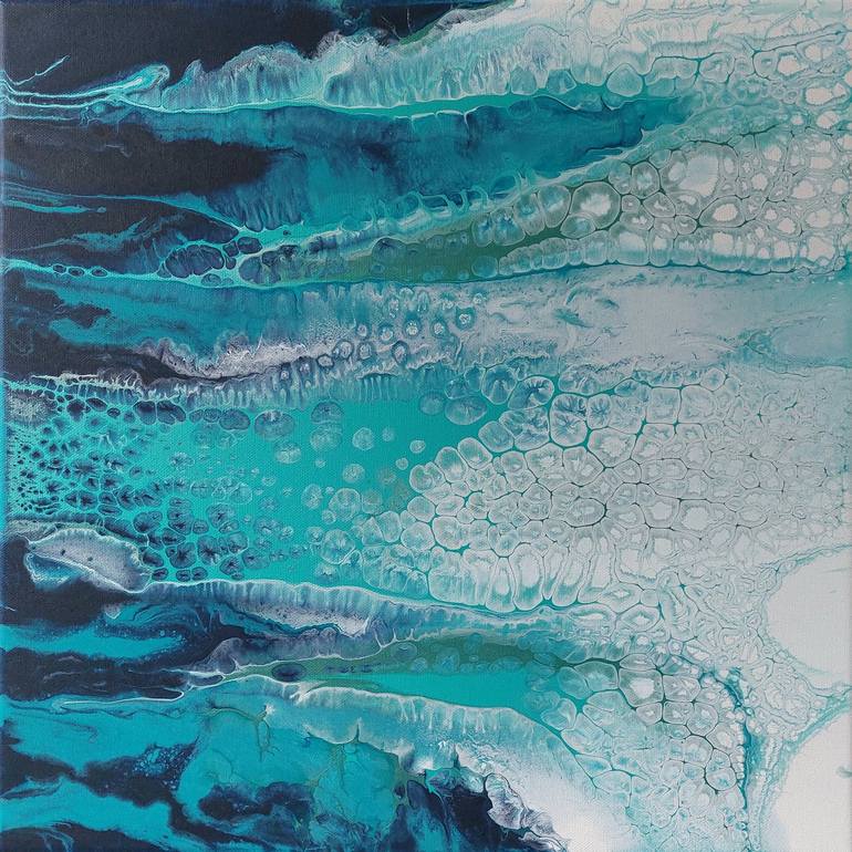 Salt Water Painting by nicole pogliano | Saatchi Art