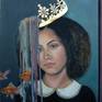 The weight of the crown Painting by Jeanette Rivera | Saatchi Art