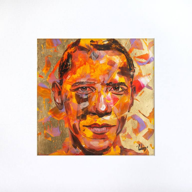 Barack Painting by Nathalie Cubéro | Saatchi Art