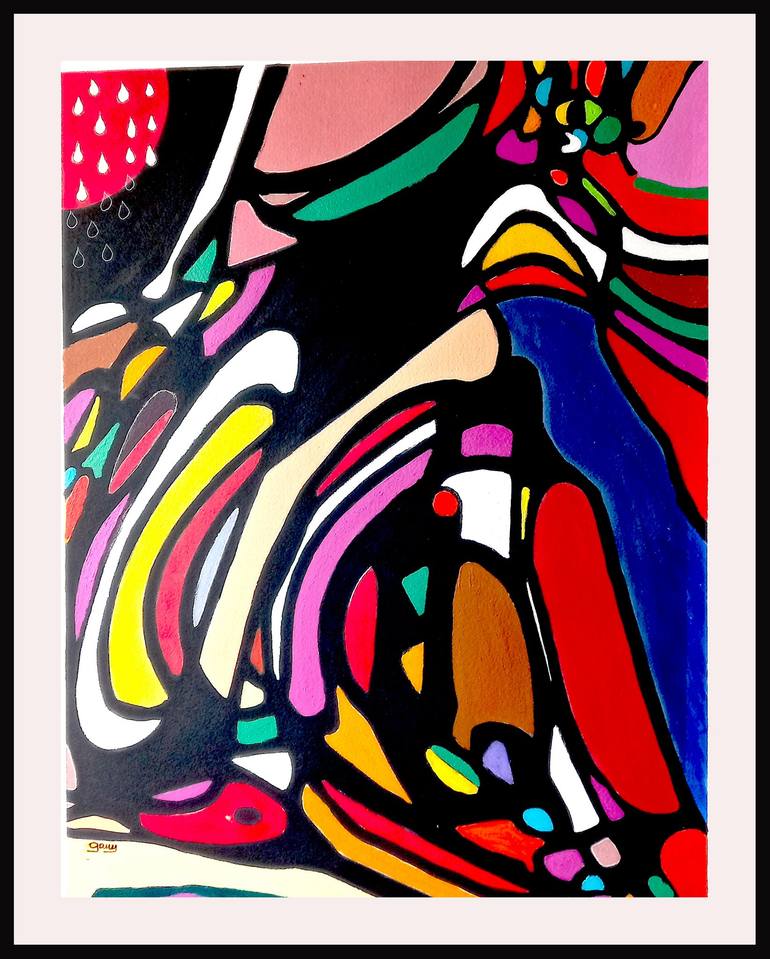 Policromático con lágrimas Painting by Manuel Garriga | Saatchi Art