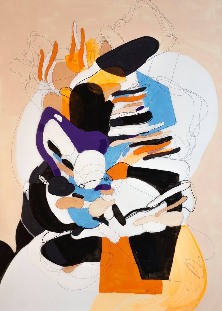 Philotes Three Painting by Alex Hohlov | Saatchi Art