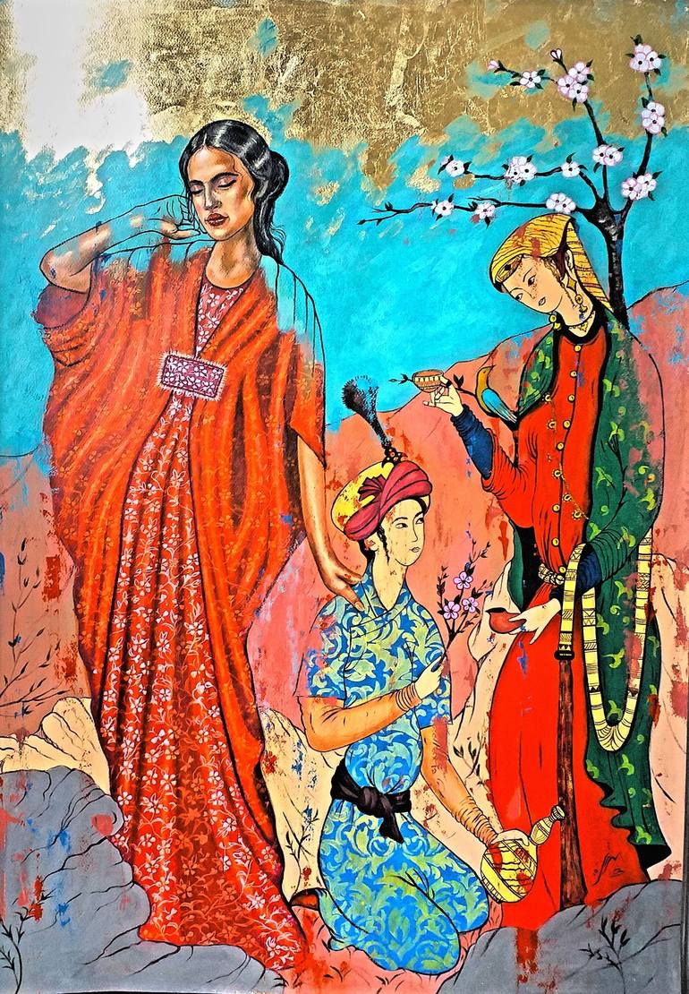 Flowers Painting by SABA ASKARI ALAM | Saatchi Art