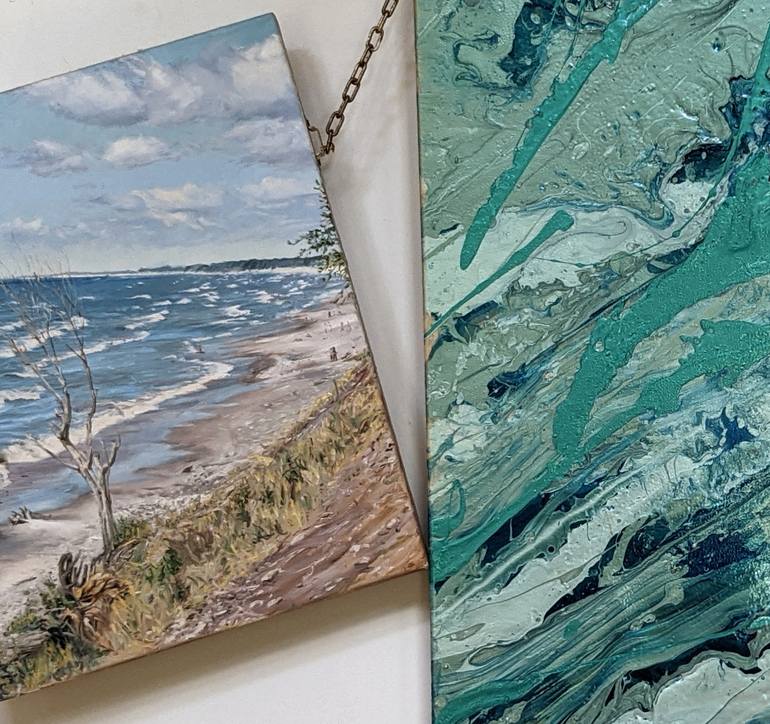 BiCoastal Painting by Vicky Perry | Saatchi Art