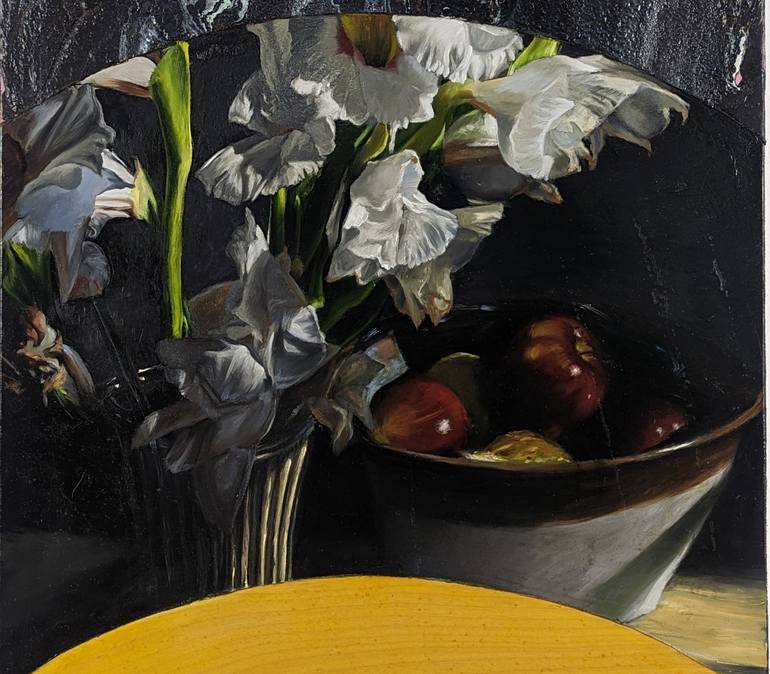 The Table Painting by Vicky Perry | Saatchi Art
