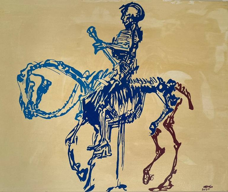 Endless war Painting by Enno Hafemeister | Saatchi Art