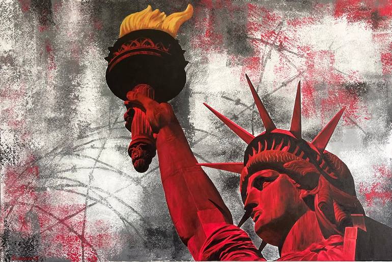 Liberty Painting by steven coleman | Saatchi Art