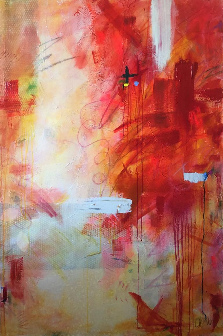 Public Library Painting by Amber Mustard | Saatchi Art