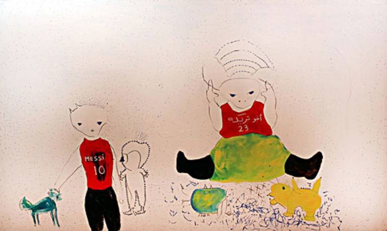 Treka's Brother (Akho Treka) Painting by Ramy Dozy | Saatchi Art