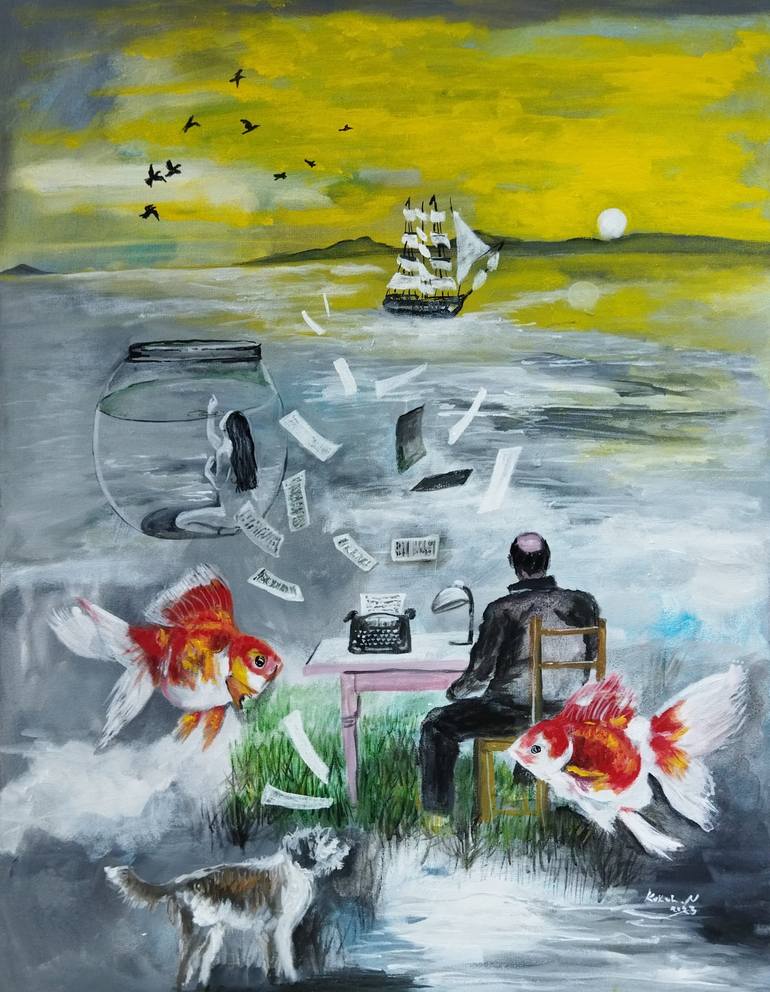 Imagine Painting by Tiara Permatasari Rahartono | Saatchi Art