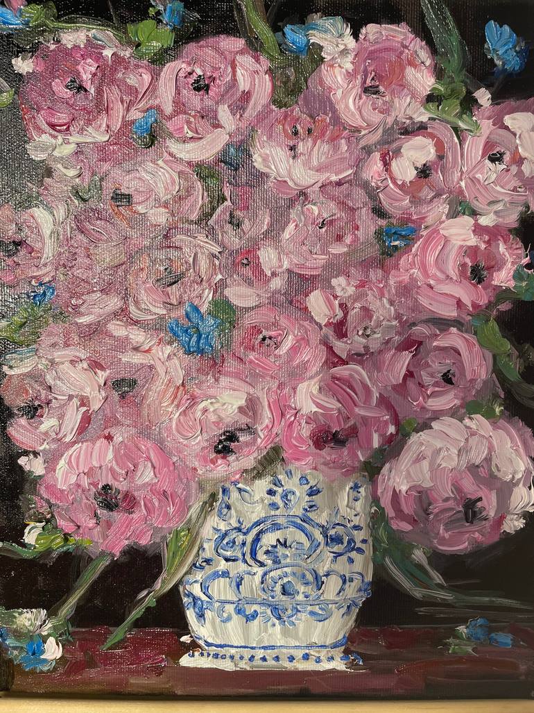 Silence of peonies Painting by Diane Berdnikova | Saatchi Art