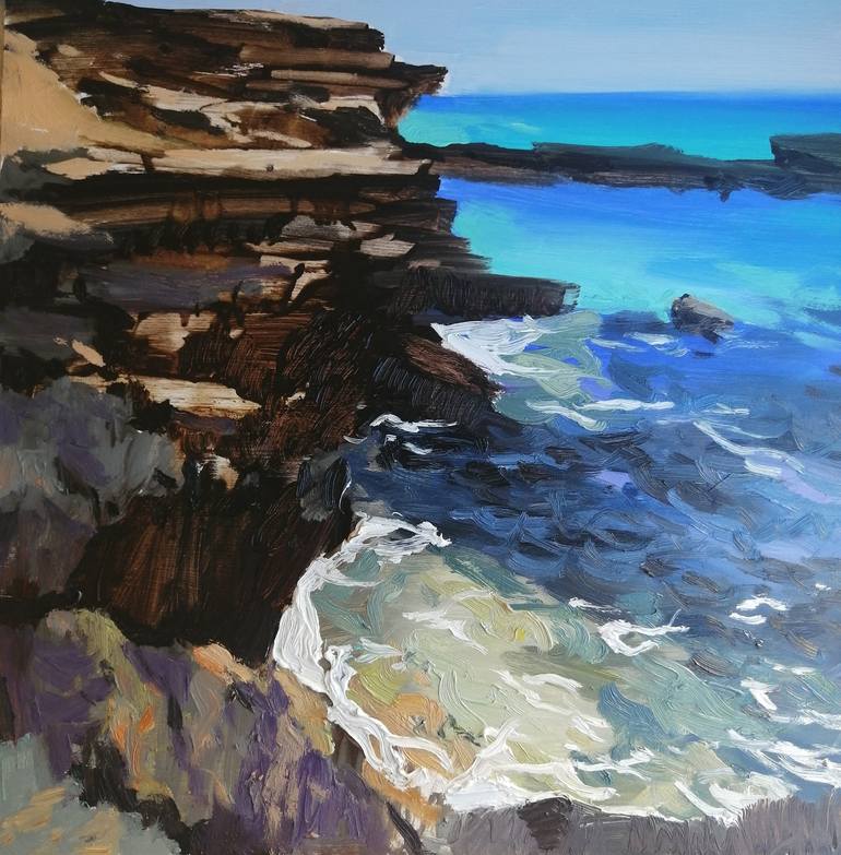 Mar II Painting by María Durá | Saatchi Art