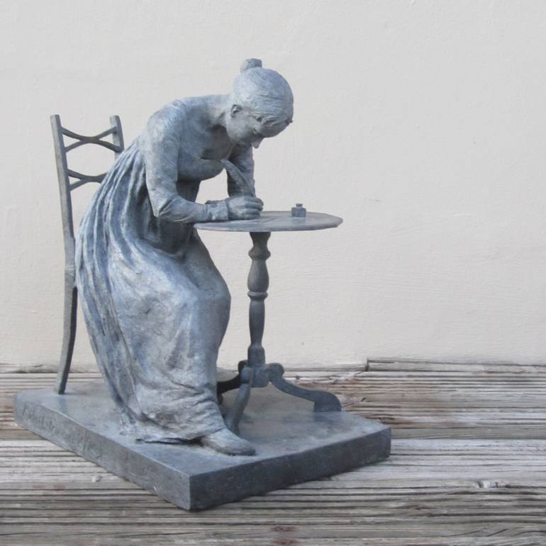 Jane Austen Sculpture by Robert Truscott | Saatchi Art
