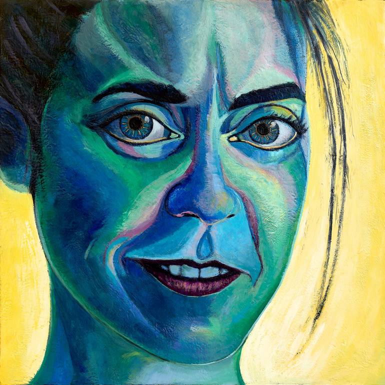 The Archer — Self portrait of the Artist, Amanta Scott Painting by ...