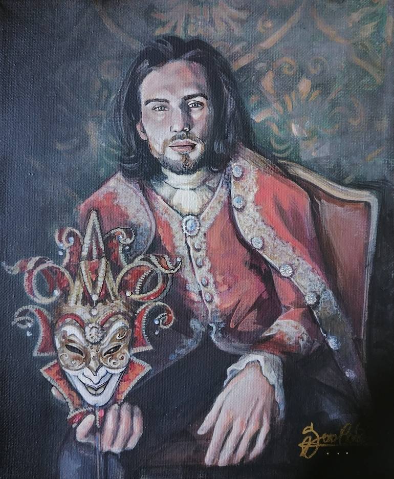 'Venice Carnival' Painting by Sara Conte | Saatchi Art