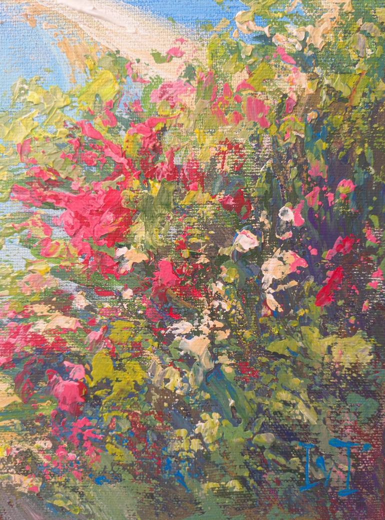 Sveti Stefan Painting by Tatiana Ivolga | Saatchi Art