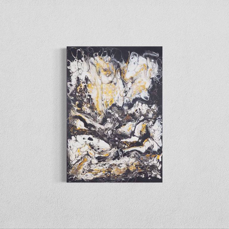 Portoro Marble Painting by Kake Art | Saatchi Art