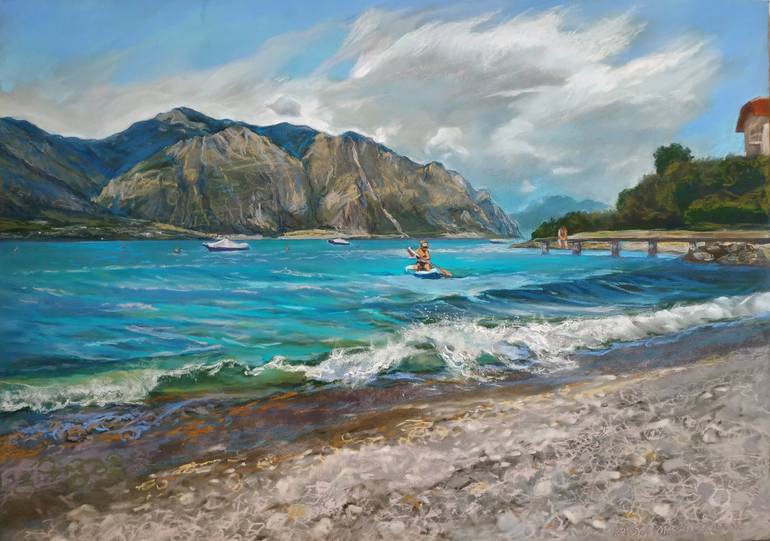 «Sull'onda»/«On the wave»/«На волне» Painting by Iryna Makovska ...