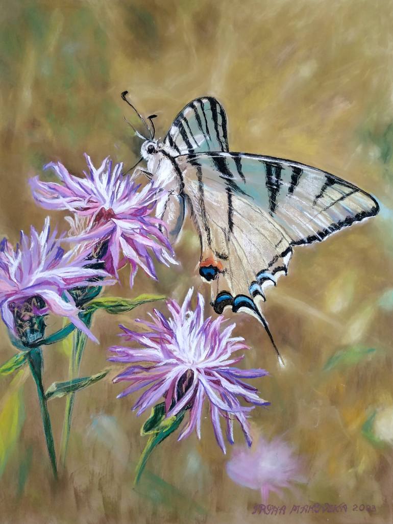 «Butterfly»/«Farfalla» Painting by Iryna Makovska | Saatchi Art