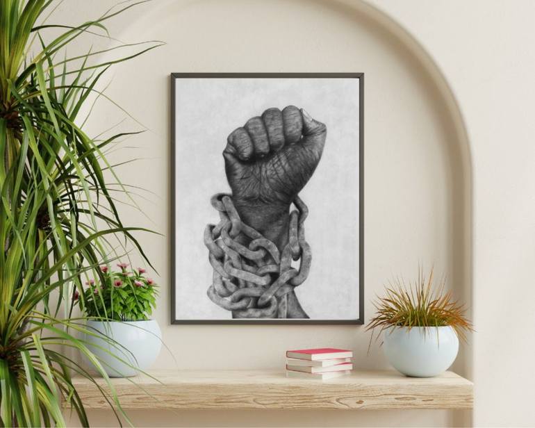 Chained Drawing by Vivien Kiss | Saatchi Art