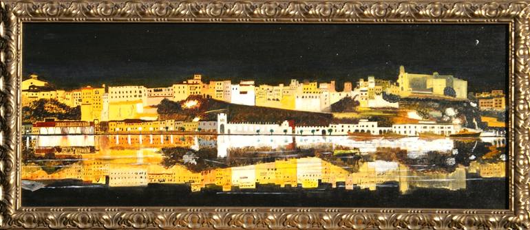 Mahon night Painting by Ian Muir | Saatchi Art