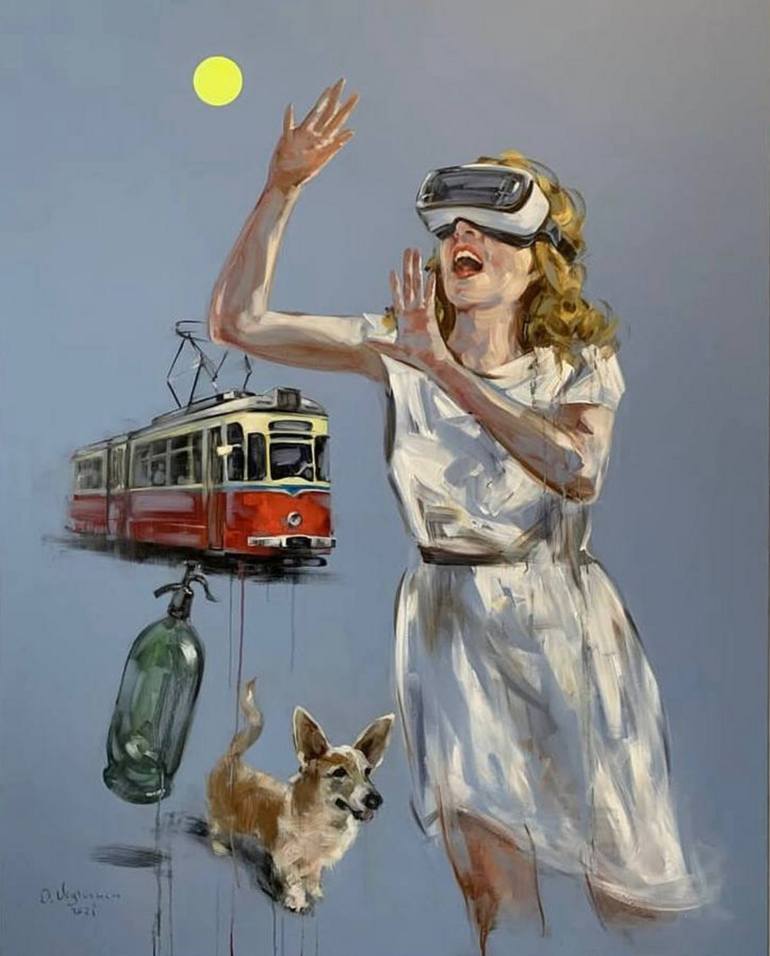 “Subjective reality” by Olexander Voytovych Painting by Tuzov Gallery ...