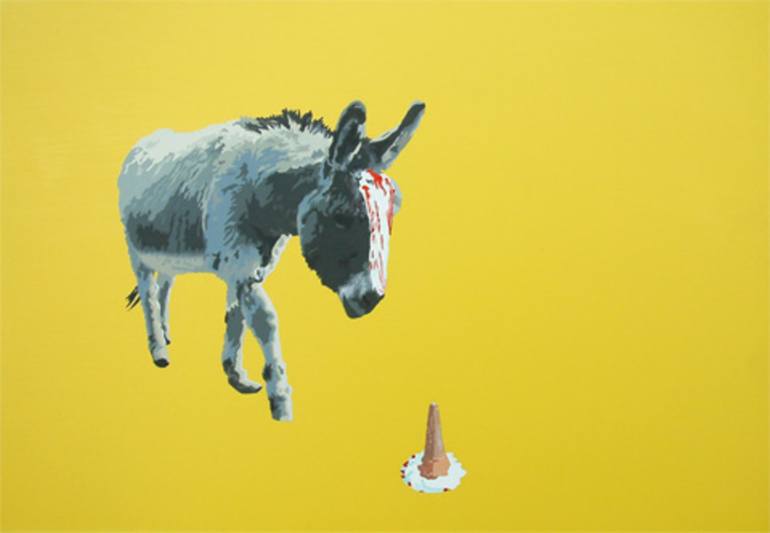 Failed Unicorn Painting by Carl Moore | Saatchi Art