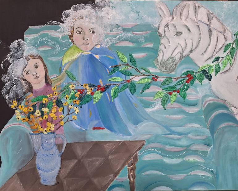 Chance ( The Zebra) Painting by Chiara Silvano | Saatchi Art