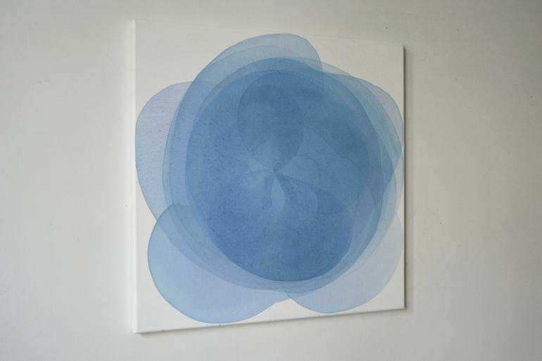 Abstract Flower Form Painting by Jitka Anlaufova | Saatchi Art