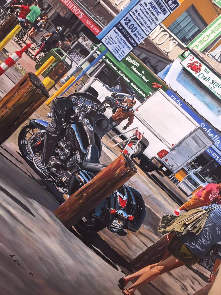 The San Francisco Warf Painting by Antonio de Irun | Saatchi Art