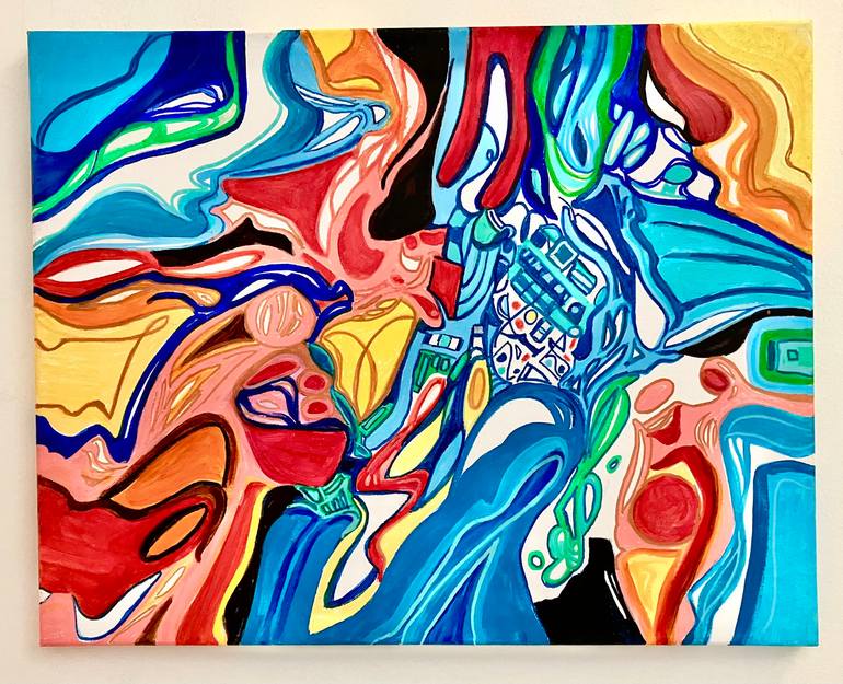 Daydreams (Part of Blindspot Series) Painting by Anne Hurst | Saatchi Art