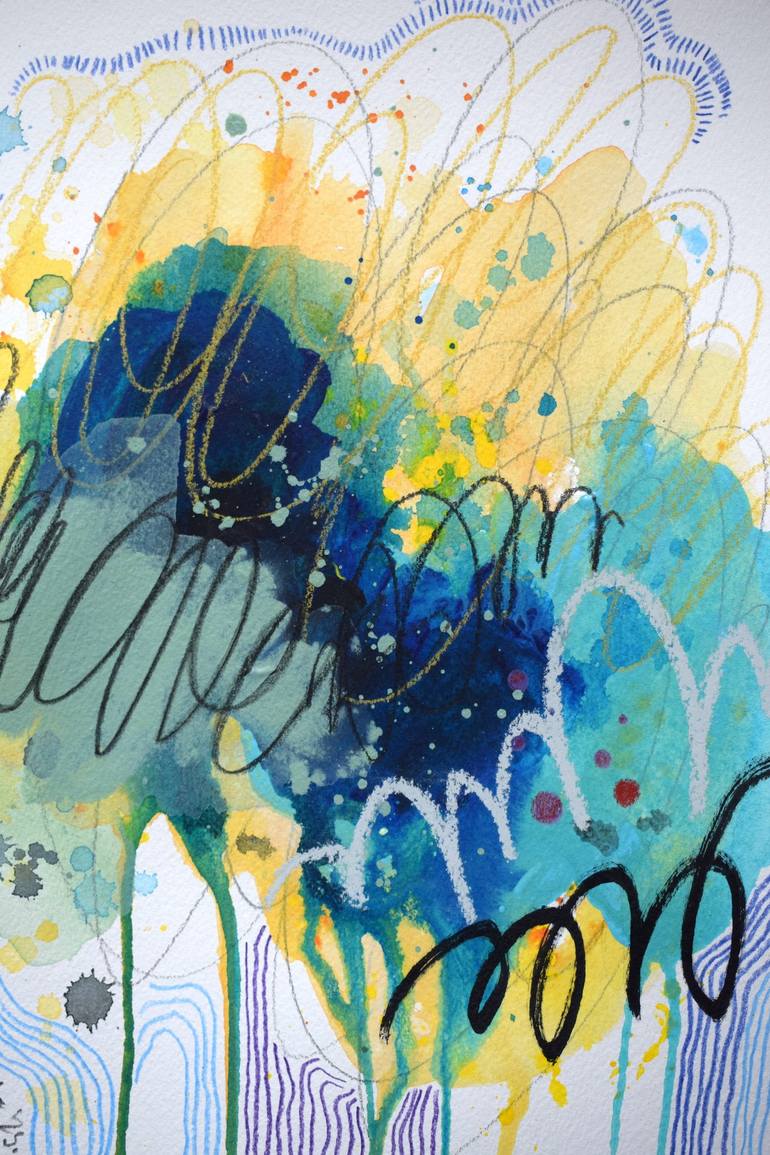 Strong currents Painting by Lucija Zaja | Saatchi Art