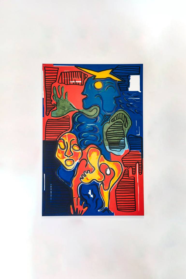 THE TOP OF DIRECTION Painting by Sandmann Corte Real | Saatchi Art