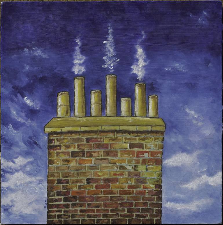 Chimney's Painting by Harry Hoy | Saatchi Art