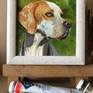 Miniature Pointer Painting by Tatjana Cechun | Saatchi Art
