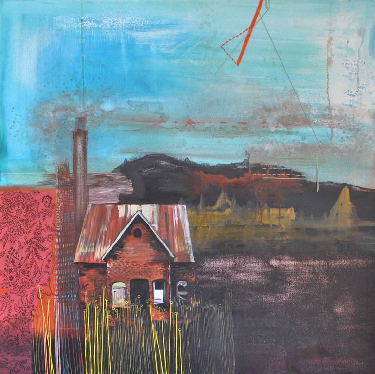 To Build a Home Painting by Emily Carson | Saatchi Art