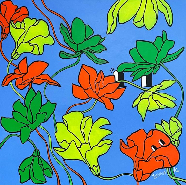 눈치 Mind others. Painting by HEYO KANG | Saatchi Art