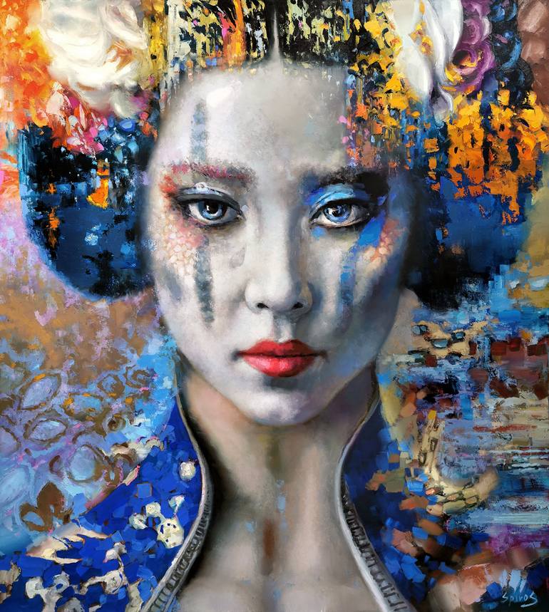 Eriko Painting by Dmitry Spiros | Saatchi Art