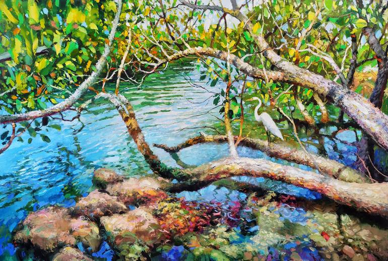 Garza Painting by Dmitry Spiros | Saatchi Art