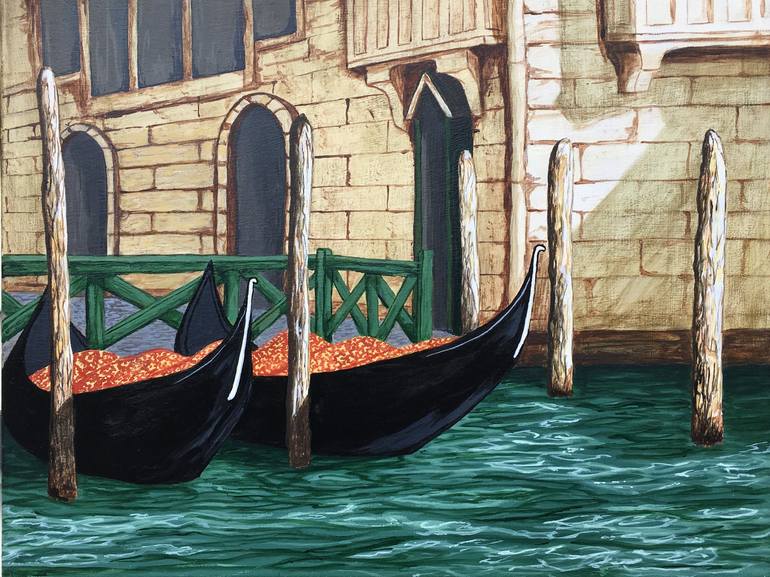 Where Time Stands Still Painting by April Lund | Saatchi Art