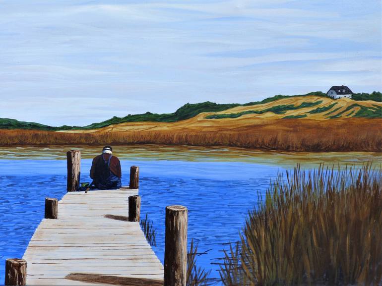 A Perfect Day, Blåvandshuk Painting by April Lund | Saatchi Art