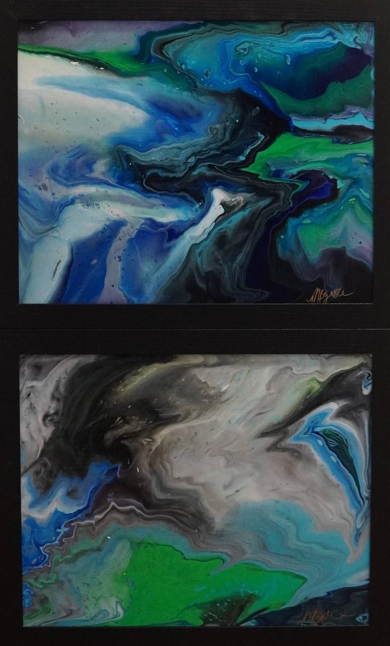 Elemental Motion Painting by Michelle Bezanson | Saatchi Art